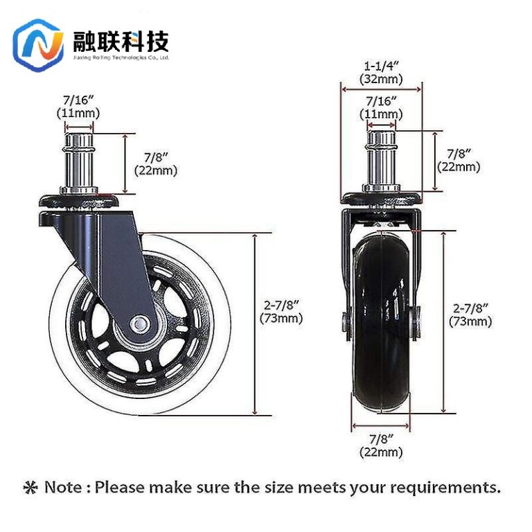 Rollerblade Office Chair Wheels | Lifetime Warranty | Floor Safe